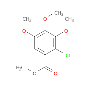 Benzoic acid, 2-chloro-3,4,5-trimethoxy-, methyl ester(CAS# 192863-64-2) - angenechemical.com