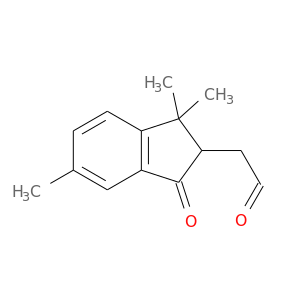 1H-Indene-2-acetaldehyde, 2,3-dihydro-1,1,5-trimethyl-3-oxo-|170495-06-4,AngeneChemical